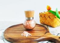 China 200ml Glass Salt Grinder Mill with Adjustable Ceramic Core - 123mm Height Manual Spice Grinder for sale