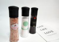 China 350ml Refillable Plastic Salt and Pepper Grinder Mill Clear High Durability for sale