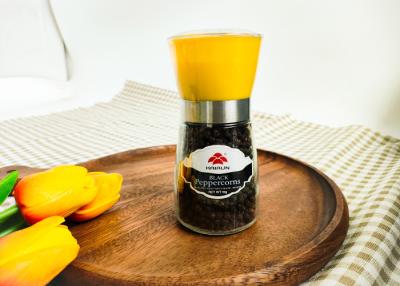 China Adjustable Glass Grinder Salt And Pepper Refillable Grinders CUstomized grinder for sale