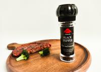 China Custom Color Plastic Pepper Grinders with Glass Bottle - High Durability Spice Grinder for Herbs and Nuts for sale