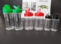 China Plastic Spice Jars with Butterfly Cap Double Open Flip Top Lid Customizable Capacity for sale