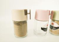 China Customizable Plastic Spice Jar Lid 60mm Refillable for Kitchen Organization for sale