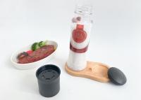 China Round PC Grinder Accessories 53mm Diameter 68mm Height - Customizable Butterfly Spice Jar Caps & Lids for sale