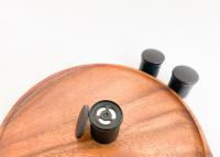 China Customizable PP Grinder Accessories 40mm Round Refillable Spice Jar Caps Lids for sale