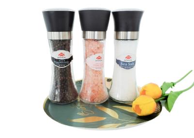 中国 180ml 容量を持つプラスチック塩とペッパー磨き機セット 販売のため