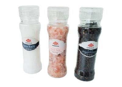 China Grinder Combo For Condiment Manual Plastic Grinder Mill With Salt Pepper for sale