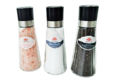 中国 コンパクトの磨き機と調味料のシャイカーは,マニュアルのプラスチック磨き機と塩とペッパー 販売のため