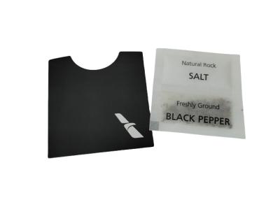 China Salt Pepper Sachet In Wrapper , Salt Pepper Twin Pack Wrapped Coated for sale