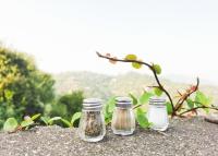 China Customizable Glass Salt and Pepper Shaker Set 10ml 3-Piece Condiment Shakers for sale