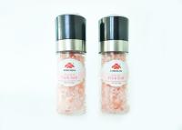 China Customizable Spice Grinder 200ml Refillable Glass Pepper Mill with Ceramic Rotor for sale