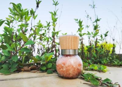 Cina Condimentilatore Salt Pepper Mill Bottiglia di vetro trasparente Corpo ceramico per condire i piatti in vendita