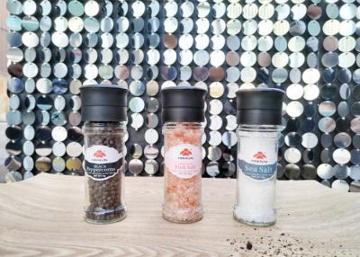 China 90ml Plastic Salt and Pepper Grinder Glass Jar for all grinding needs Refillable Feature Durable Convenient Customized for sale