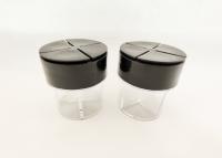 China Customizable 4 Compartment Plastic Spice Jar with Reusable Design for Salt Pepper and Spices for sale