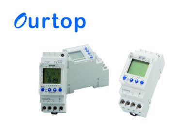 中国 デジタル プログラム可能な時間スイッチ電子時間リレー制御7日間220-240VAC 50/60HZ 販売のため