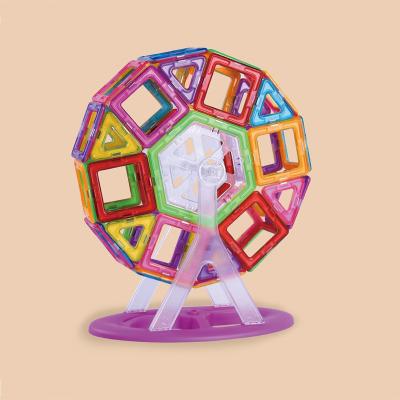Китай Transparent Magnetic Building Blocks Toys 60 PCS DIY Bricks Ferris Wheel Block With EN71 Magnetic Building Toys продается
