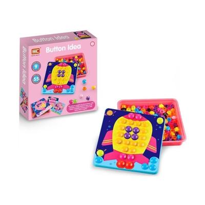 Китай 3 in 1 Creative DIY Mushroom Mosaic Nail Pegboard Toys for Children Drawing Pegboard Toy Mushroom Nail Puzzle Toys 55PCS/BOX DIY for Kids продается