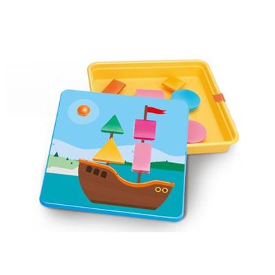 Китай 3 In 1 DIY Geometry Board Creative Toys For Kids Puzzle Geometry Kids For 2021 New Toy Puzzles Geometry Shapes With 10P продается