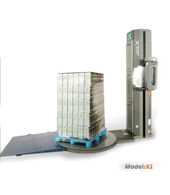 China High Quality Smart Pallet Wrapping Machine, Automatic Top Press Pallet Wrapper Manufacturer for sale