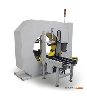 China Horizontal pallet wrapper,Inline Pallet Wrapping Machine for sale