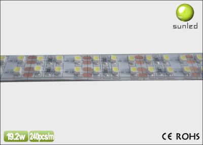 Cina metropolitana calda della luce bianca della striscia 3528 di fila LED del doppio 10m impermeabile in vendita