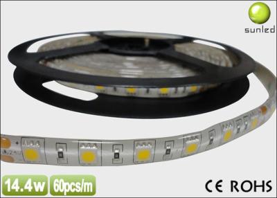 10 m 120 학위 12V 또는 24V 5050 RGB 유연한 Led 스트립 조명 (14.4W, 60 / m)