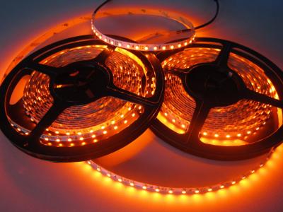 Cina IP20 non impermeabilizzano 96 LED/m. delle lampade fluorescenti principali flessibili arancio fatte di FPC in vendita