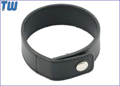 PU Leather Wristband 64GB USB Memory Drive Buckle connected Long Stick