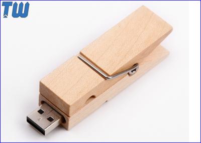 China Bulk Wood Clip 8GB USB Thumb Drive Multi-function Custom Branding for sale