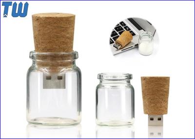 Customized Glass Floater 1GB Thumb Drive Memory Stick Storage Disk