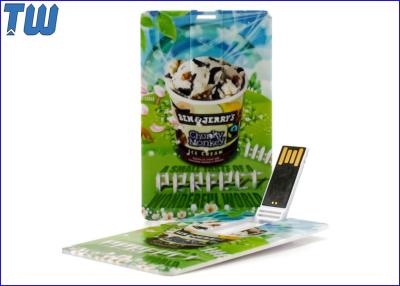 China Classic Credit Card USB 4GB Thumb Drive Disk Any Logo Printing for sale