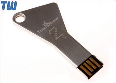 China Stainless Steel Triangle Key USB Drive 64GB Thumbdrive Disk Memory for sale