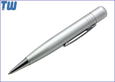 China 2 Functions Copper Ballpoint Pen 1GB USB Memory Stick Pendrives for sale