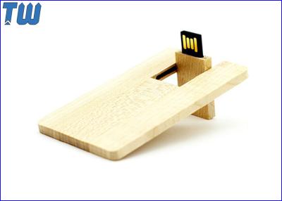 China Classic Name Card Natural Wood 16GB USB Memory Stick Thumb Drives for sale