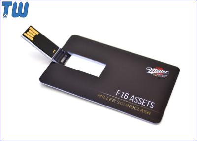 China Plastic Credit Card 64GB Usb Flash Disk with Free Company Design Printing for sale