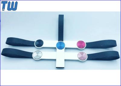 China Cool Personalized Leather Bracelet 1GB Pen Drive USB Memory Stick Logo Printing for sale