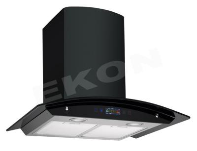 China EKA07/600 Wall-mounted black stainless steel chimney Range Hood for sale