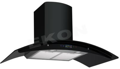 China 430 S/S & tempered glass and Black stainless steel Wall-mounted cooker hood EKA07/900 for sale