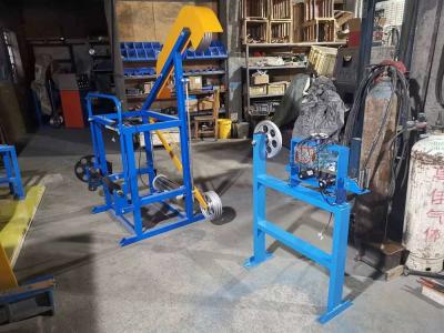 China AC 380V Winding Cable Coiling Machine 5HP Motor Semi Automatic for sale