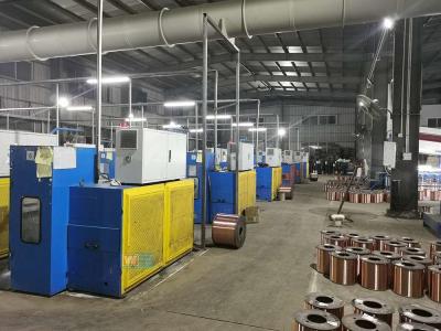 China SGS 2500 M Min Copper Wire Drawing Machine 18 Neveltype van kW AC Te koop