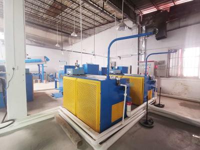 China Lubrication Type Fine Wire Drawing Machine With Man Machine Interface for sale