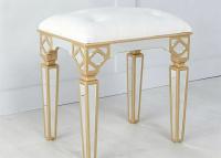China 45X35X45CM Silver Mirror MDF Stool Footstool for General Use for sale