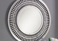 China Modern Design Wall Mounted Console Table With Silver Mirror Finish For Entryway for sale