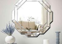 China Modern Design Wall Mounted Console Table With Silver Mirror Finish For Entryway for sale