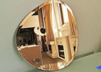 China Modern Design Wall Mounted Console Table With Silver Mirror Finish For Entryway for sale