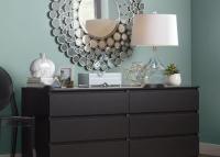China Modern Design Wall Mounted Console Table With Silver Mirror Finish For Entryway for sale