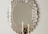 China Modern Design Wall Mounted Console Table With Silver Mirror Finish For Entryway for sale