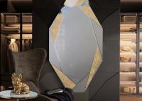 China Modern Design Wall Mounted Console Table With Silver Mirror Finish For Entryway for sale