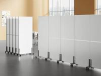 China Mobile Partition Screen with Wheels-Panel System for sale
