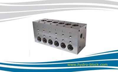 China Hydraulic pressure oil plate block for boat logic valve for sale