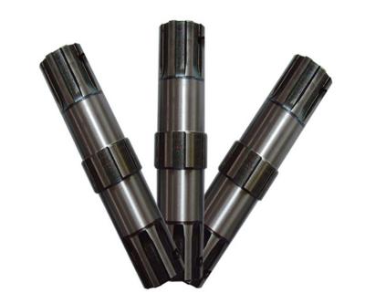 China 1045 steel 6teeth involute spline shaft for gearbox gear reducer agriculture machine for sale